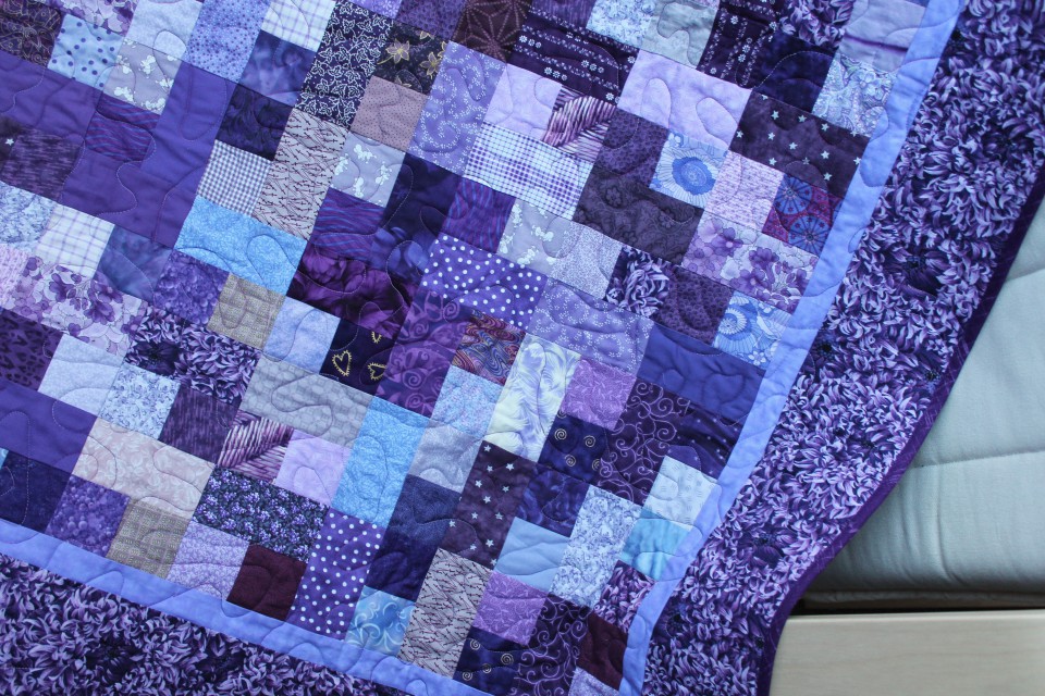 The Purple Quilt - Sarah Goer Quilts