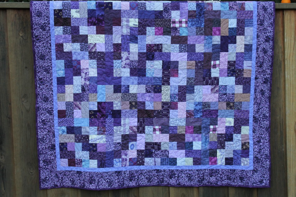 The Purple Quilt - Sarah Goer Quilts