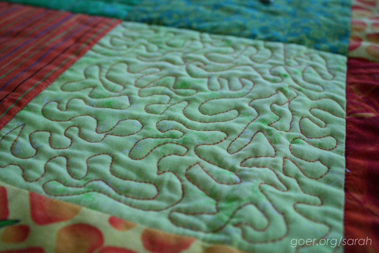 Throwback Thursday: Beginning to Free Motion Quilt - Sarah Goer Quilts