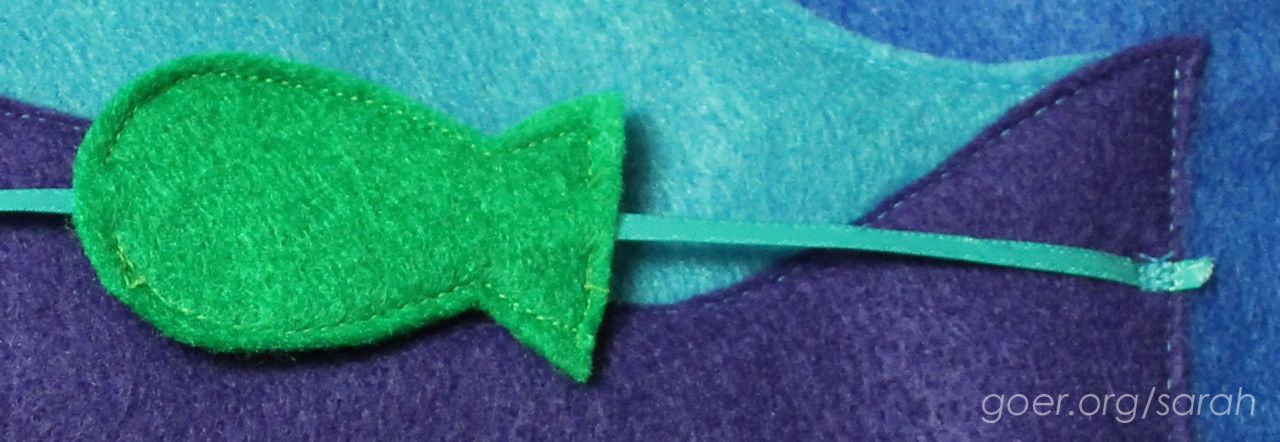 Quiet Book Fish Pages - Sarah Goer Quilts