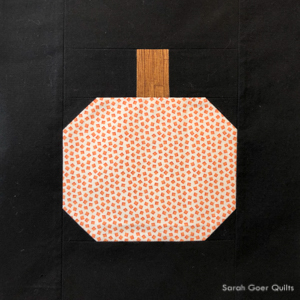 Scrappy Pumpkin Quilt Block Tutorial - Sarah Goer Quilts