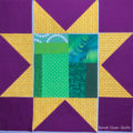 Split Complementary Scrappy Slab Sawtooth Star Tutorial - Sarah Goer Quilts