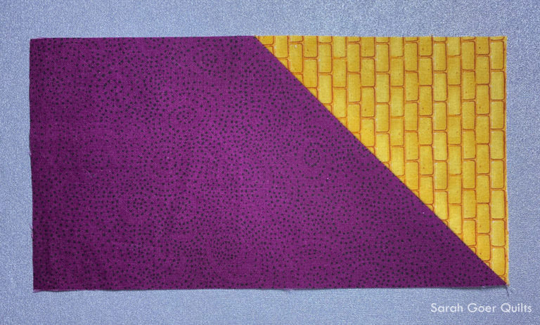 Split Complementary Scrappy Slab Sawtooth Star Tutorial - Sarah Goer Quilts